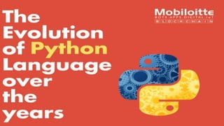Evolution of python | PPT