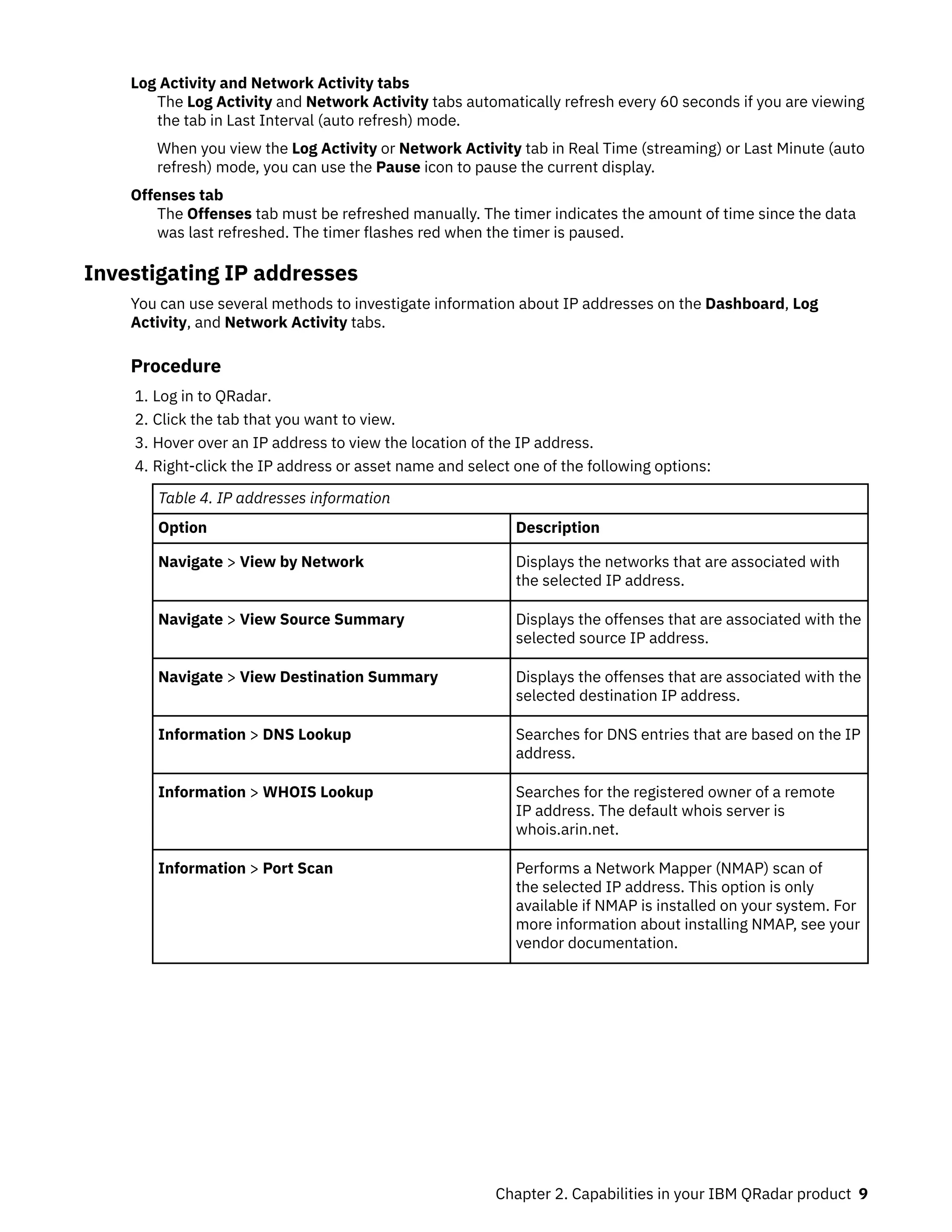 IBM Qradar Users Guide IBM Qradar Training Guide | PDF