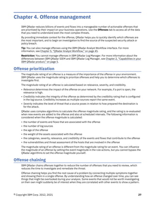 IBM Qradar Users Guide IBM Qradar Training Guide | PDF