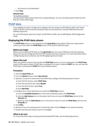 IBM Qradar Users Guide IBM Qradar Training Guide | PDF