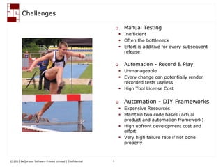 bqurious Test Automation & Management Suite | PPT