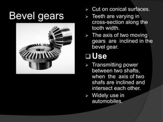 Types of gear drives | PPTX