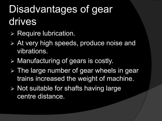 Types of gear drives | PPTX | Sports Equipment | Sports