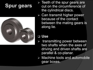 Types of gear drives | PPTX