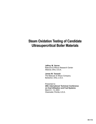 Ultra super critical power plant materials | PDF