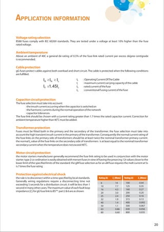 Mersen - BS88 LV Low Voltage Fuse Links | PDF