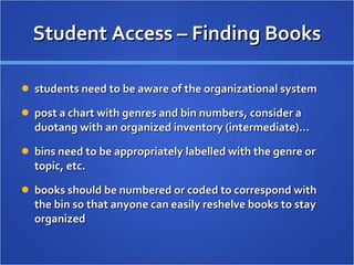 Classroom Library | PPT