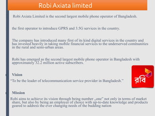 Customer Satisfaction Survey On Robi Axiata LTD | PPTX