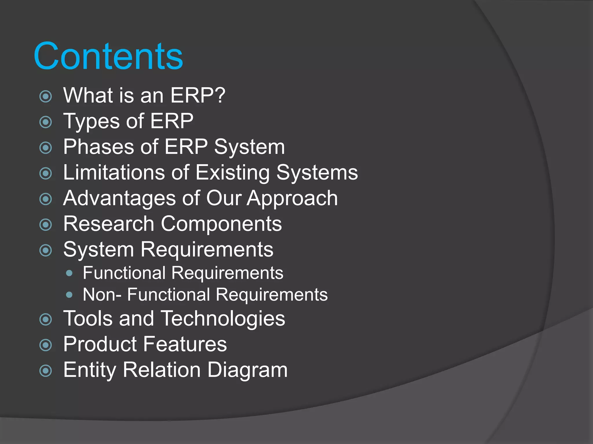 An Standard ERP System- By Priyanka Chauhan | PPTX