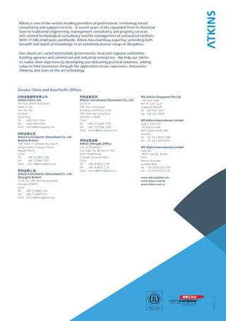 Atkins In Asia Pacific | PDF