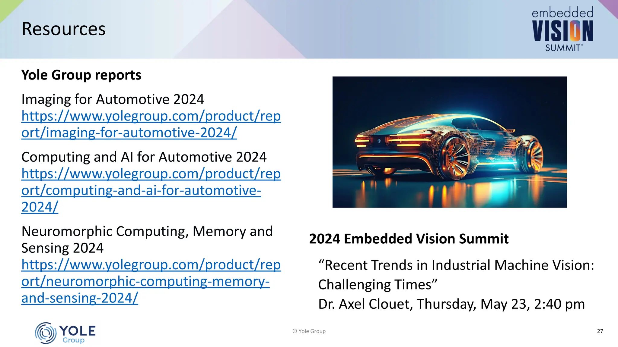 “Market and Technology Trends in Automotive ADAS,” a Presentation from the Yole Group | PDF