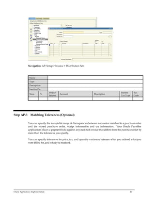 BR100 Oracle AP Setup | DOCX