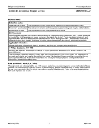 Br100 datasheet | PDF