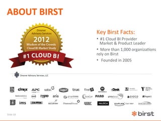 All Grown Up: Maturation of Analytics in the Cloud | PDF