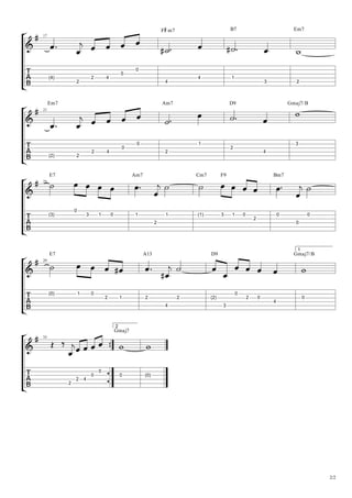 Sheet - Tab The shadow of your smile | PDF
