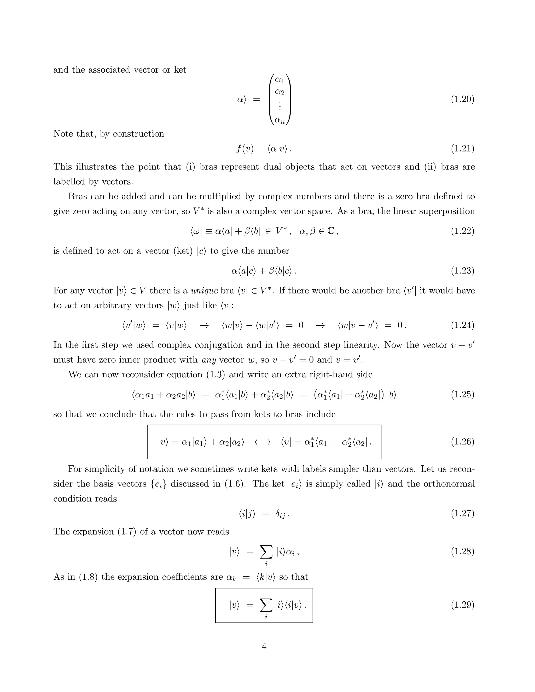 Bra and ket notations | PDF