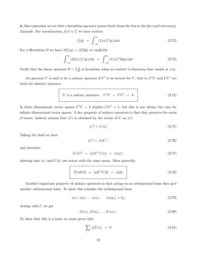 Bra and ket notations | PDF | Physics | Science