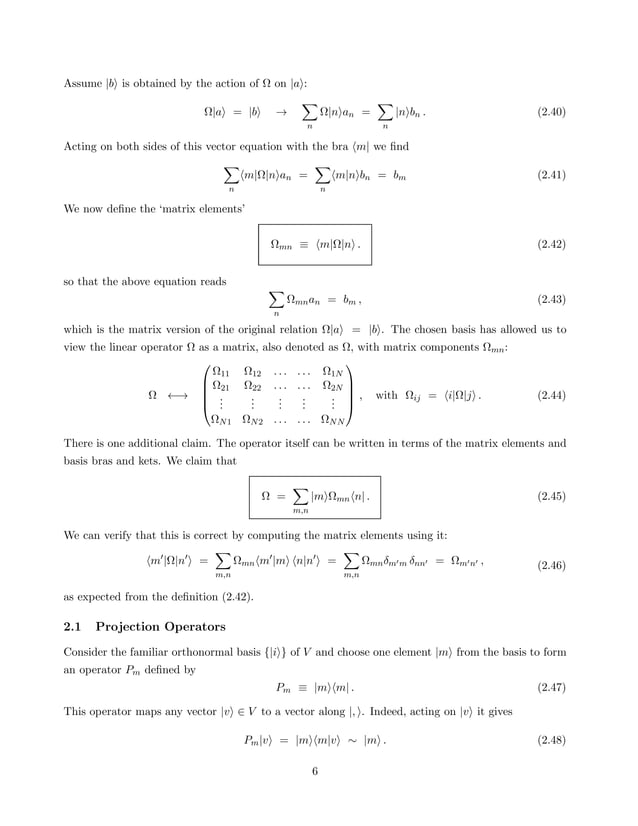 Bra and ket notations | PDF | Physics | Science