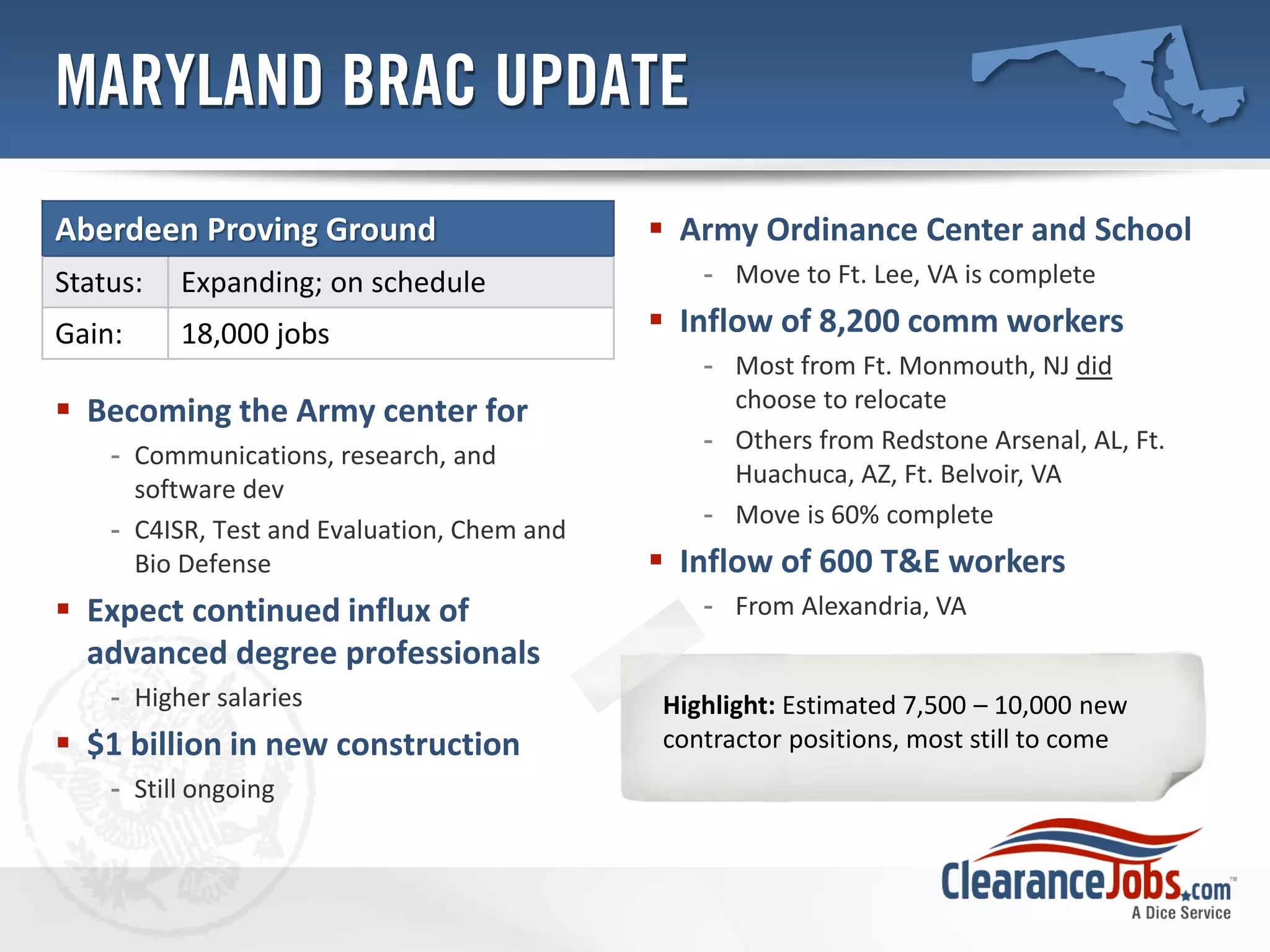 BRAC 2005 - 2011 (Base Realignment and Closure) | PDF