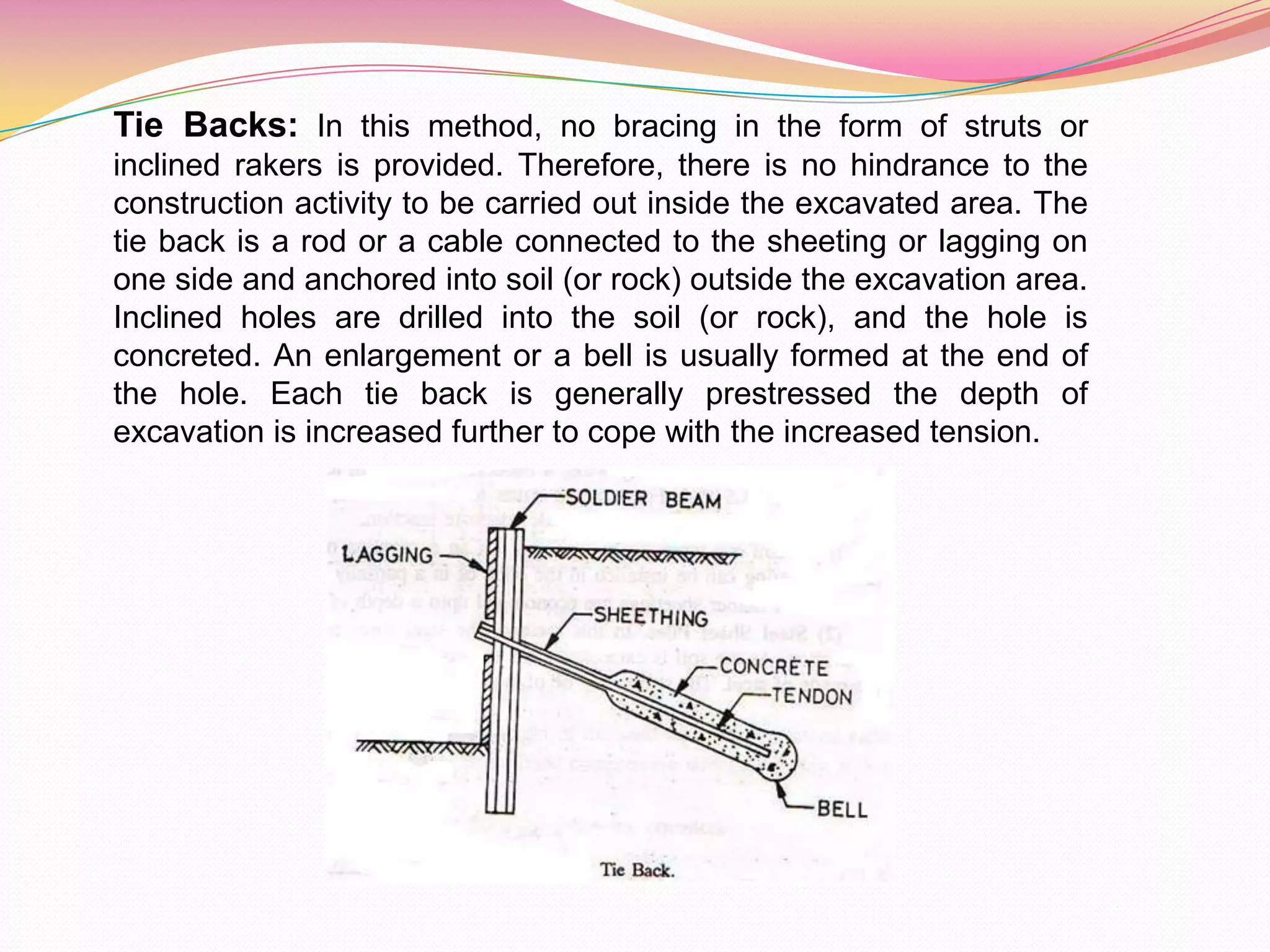 Braced cut in deep excavation | PPTX