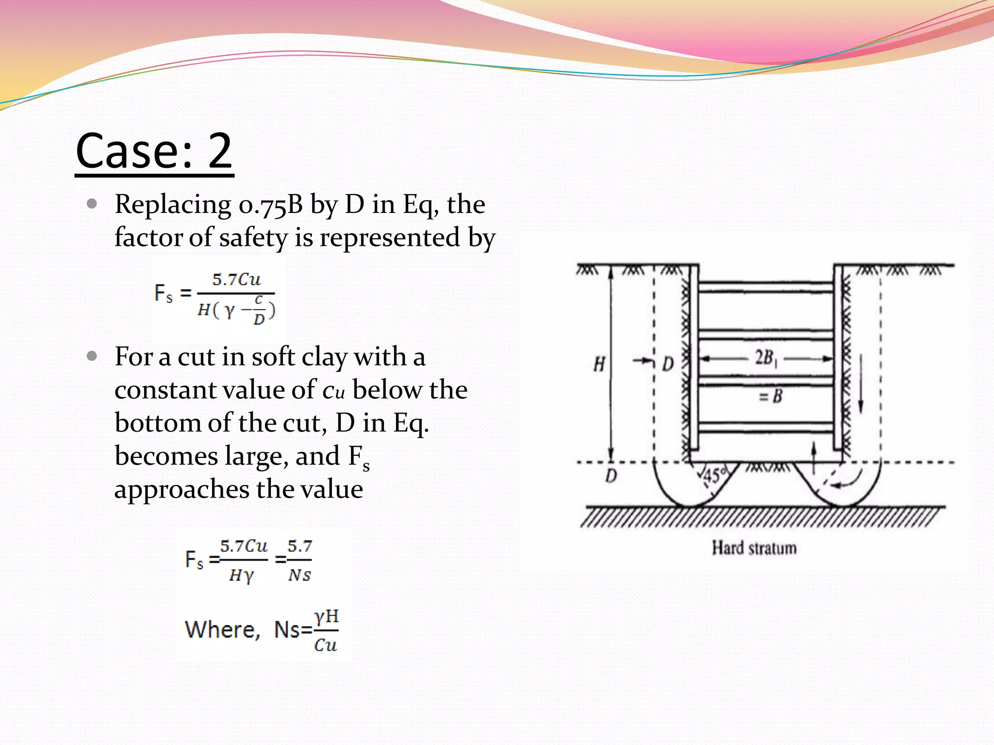 Braced cut in deep excavation | PPTX