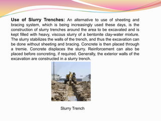 Braced cut in deep excavation | PPTX