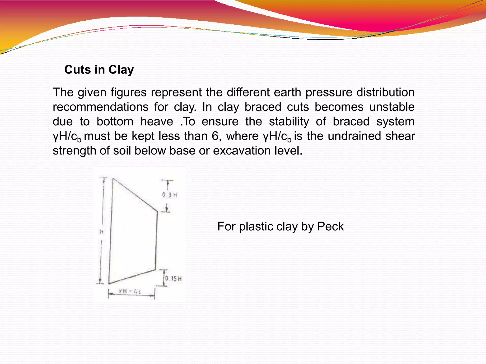 Braced cuts in deep excavation | PPTX