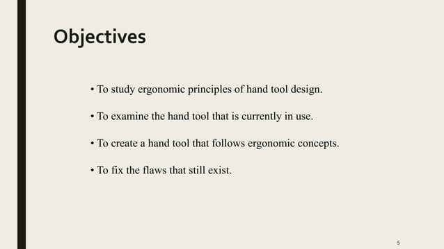 Brace hand tools design modification | PPTX