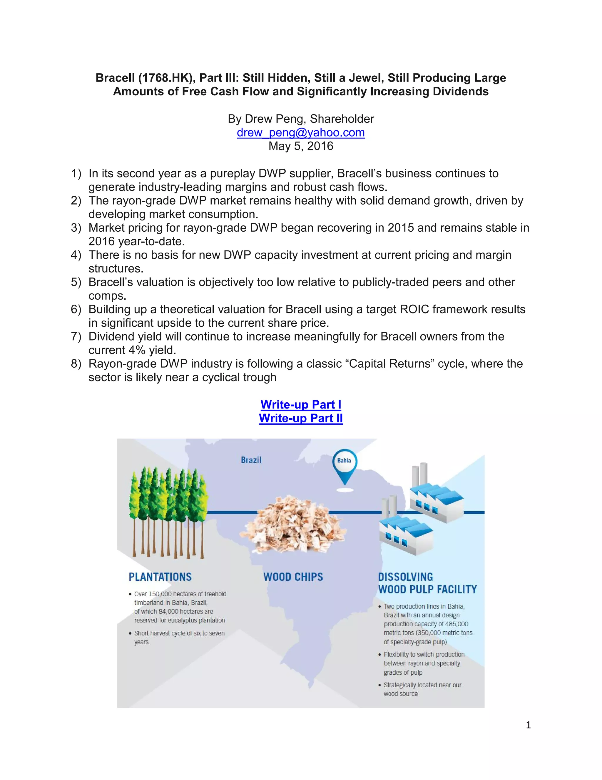 Bracell (1768.HK) Writeup Part III | PDF