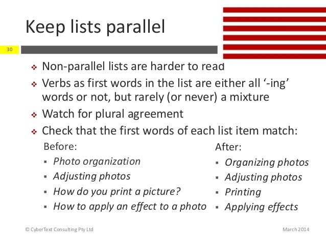 Clear, Concise, Consistent: Reducing User Confusion