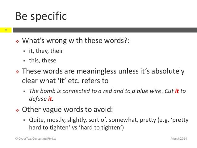 Clear, Concise, Consistent: Reducing User Confusion