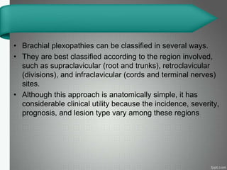 Brachial plexopathies | PPTX