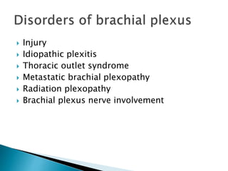 Brachial plexopathy | PPTX