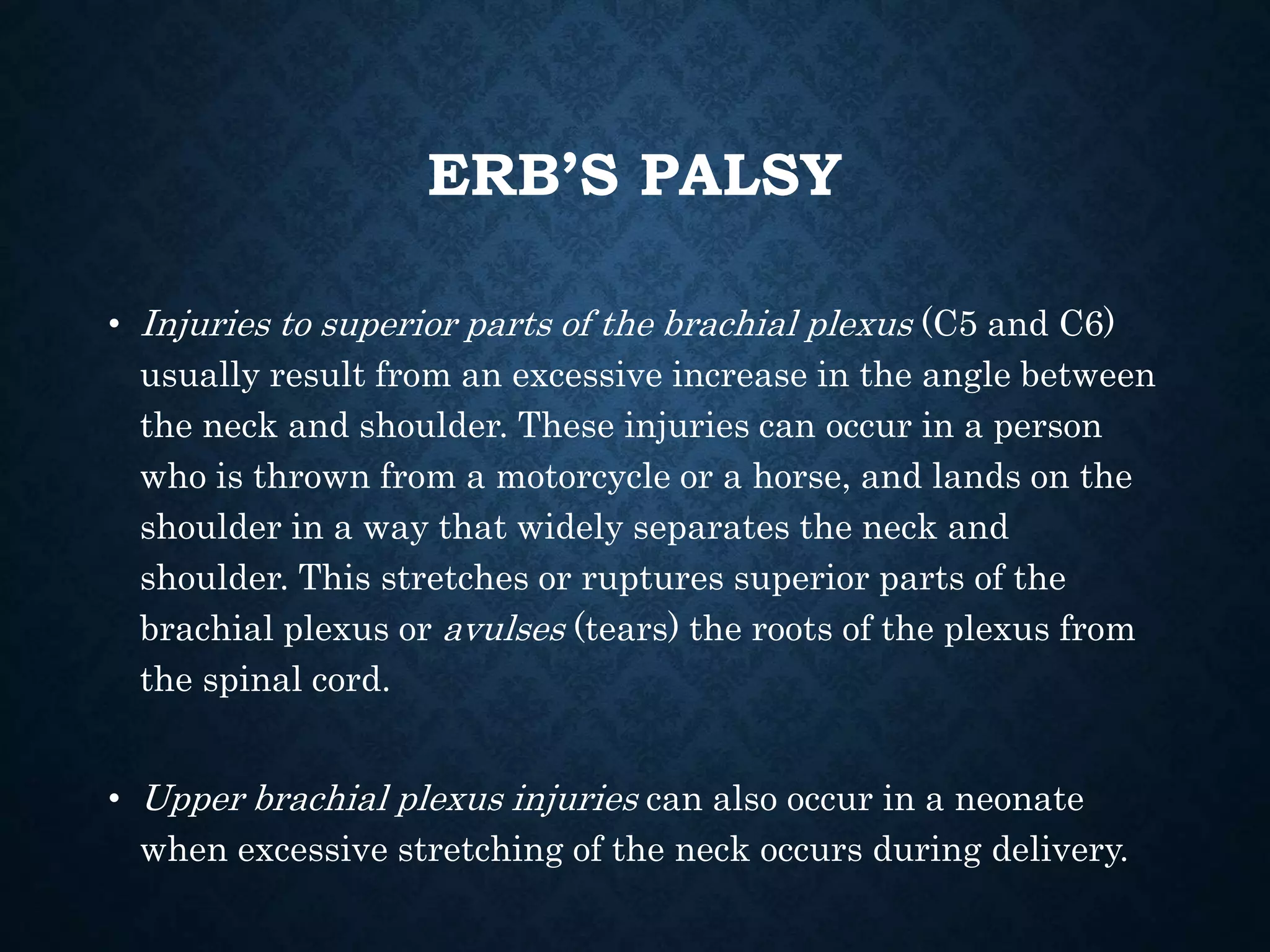 Brachial plexus | PPTX
