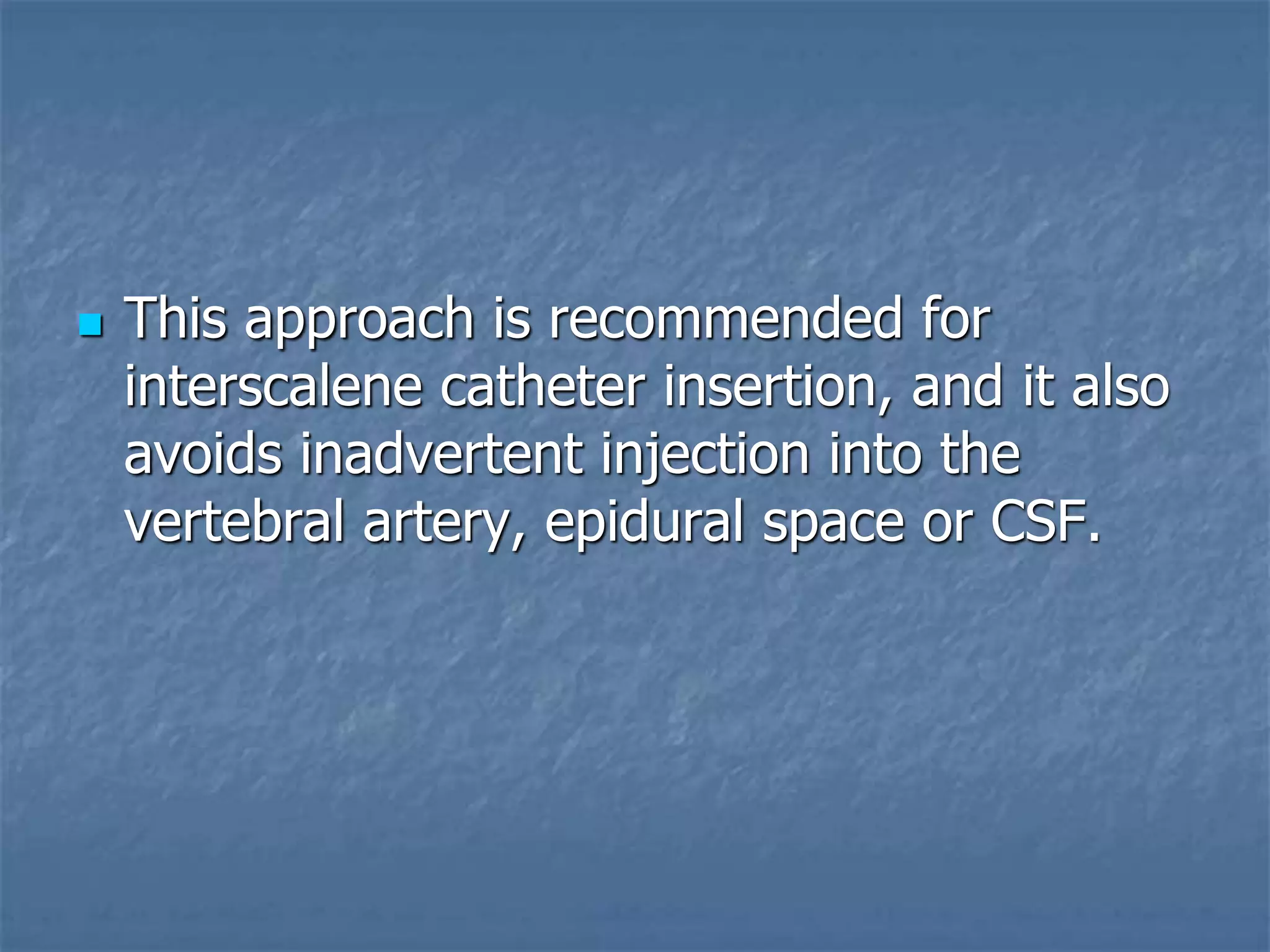 Brachial plexus anatomy and block | PPT