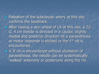 Brachial plexus anatomy and block | PPT