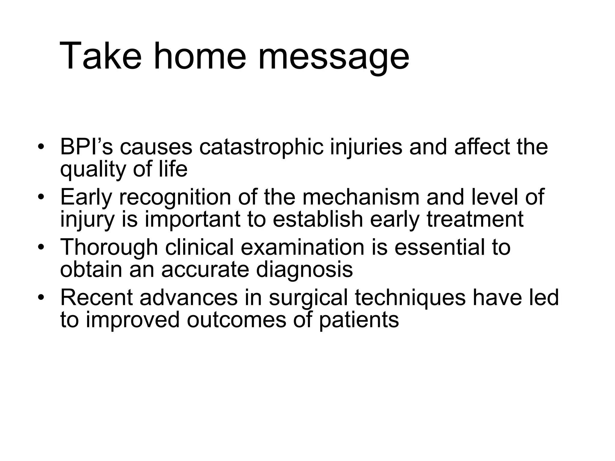 Brachial plexus injuries | PPTX