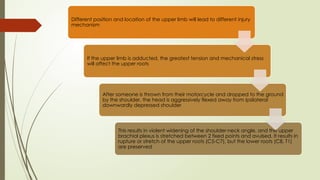 brachial plexus injuries and diagnosis with management | PPTX