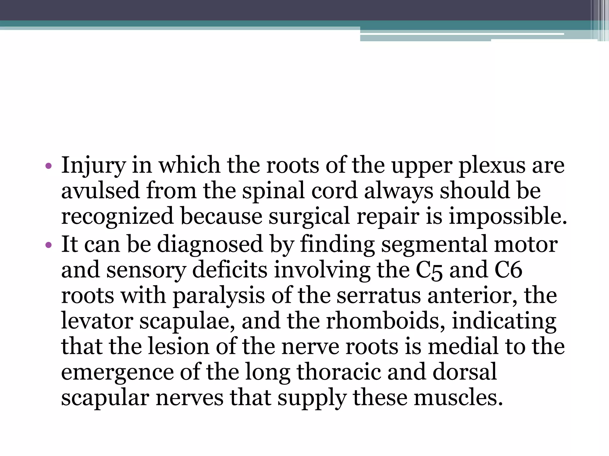 Brachial plexus injuries .pptx