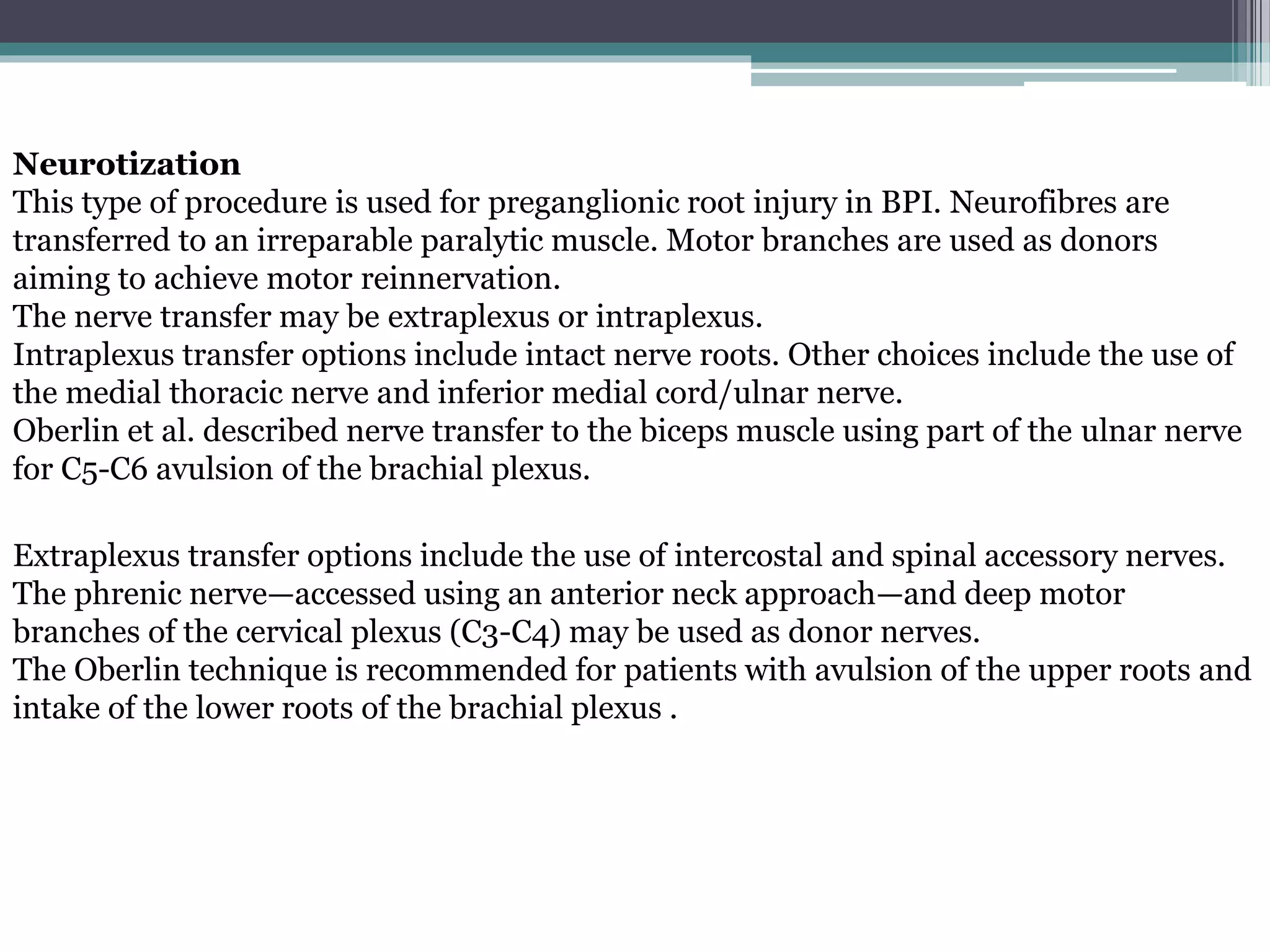 Brachial plexus injuries .pptx