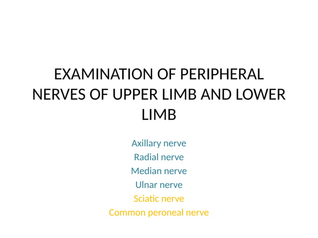 Brachial plexus and peripheral nerve injuryinjury.pptx