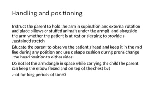 brachial plexus injury rehabilitation .PPTX