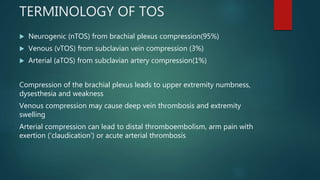 Brachial plexus injury and Thoracic outlet syndromes | PPTX