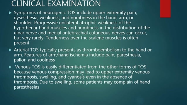 Brachial plexus injury and Thoracic outlet syndromes | PPTX