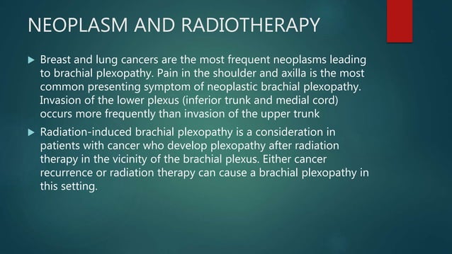 Brachial plexus injury and Thoracic outlet syndromes | PPTX