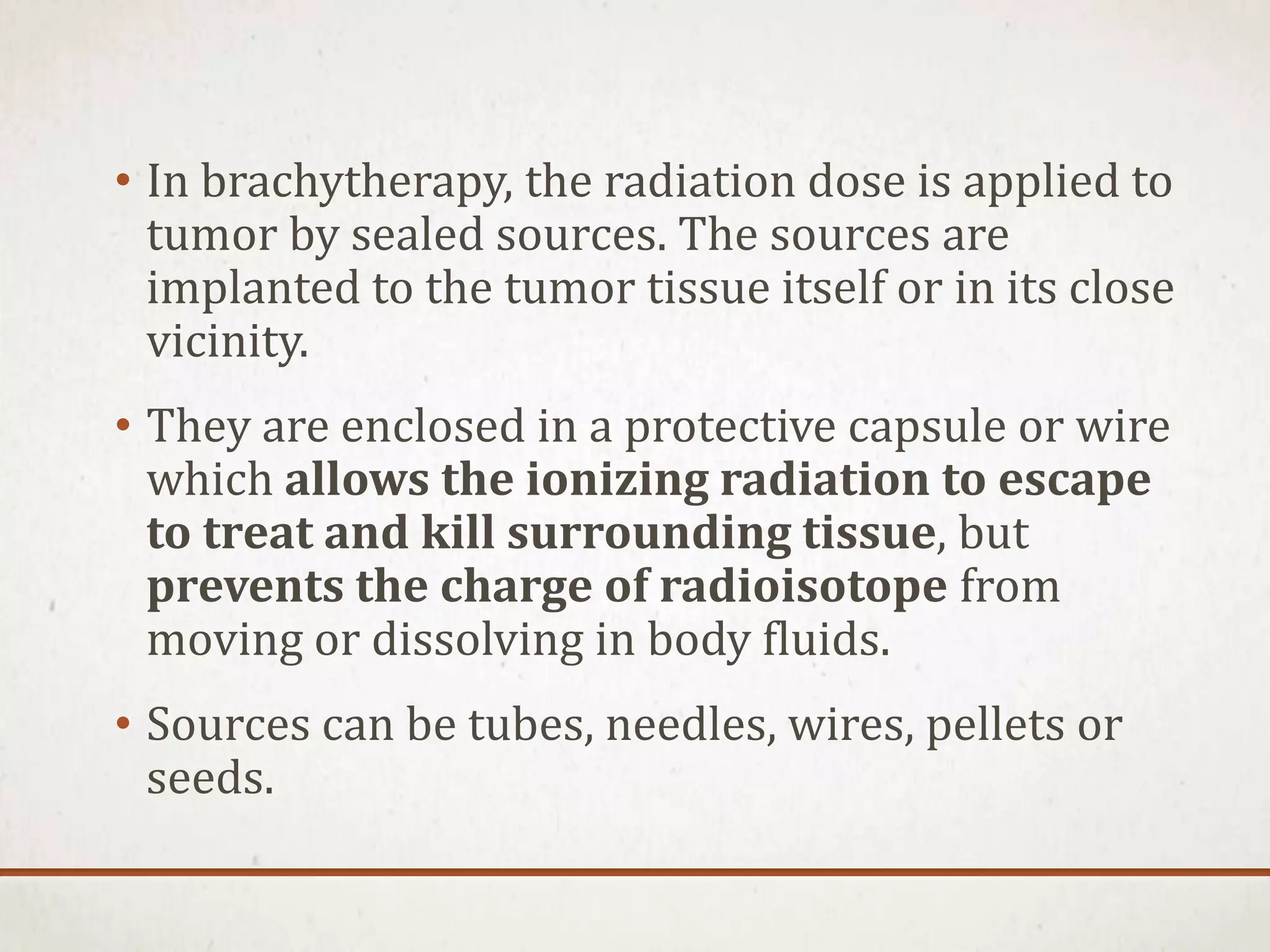 Brachytherapy | PPTX