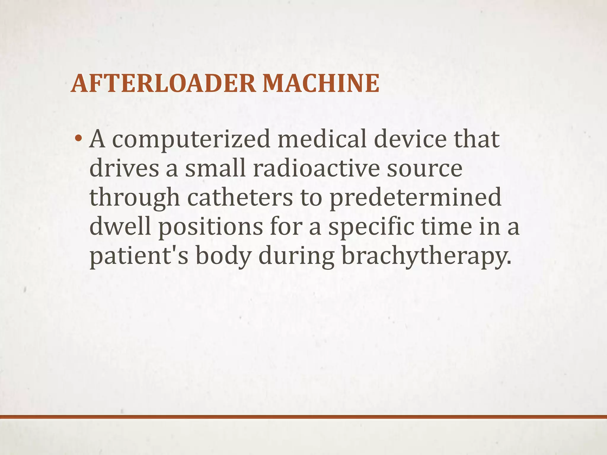 Brachytherapy | PPTX