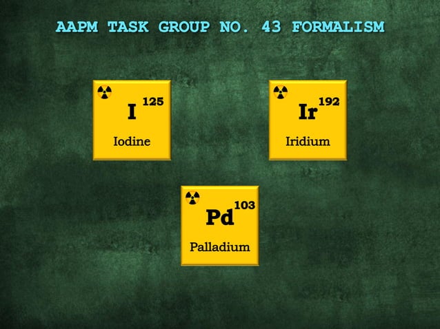 Brachytherapy Dose Calculation Formalism | PPT