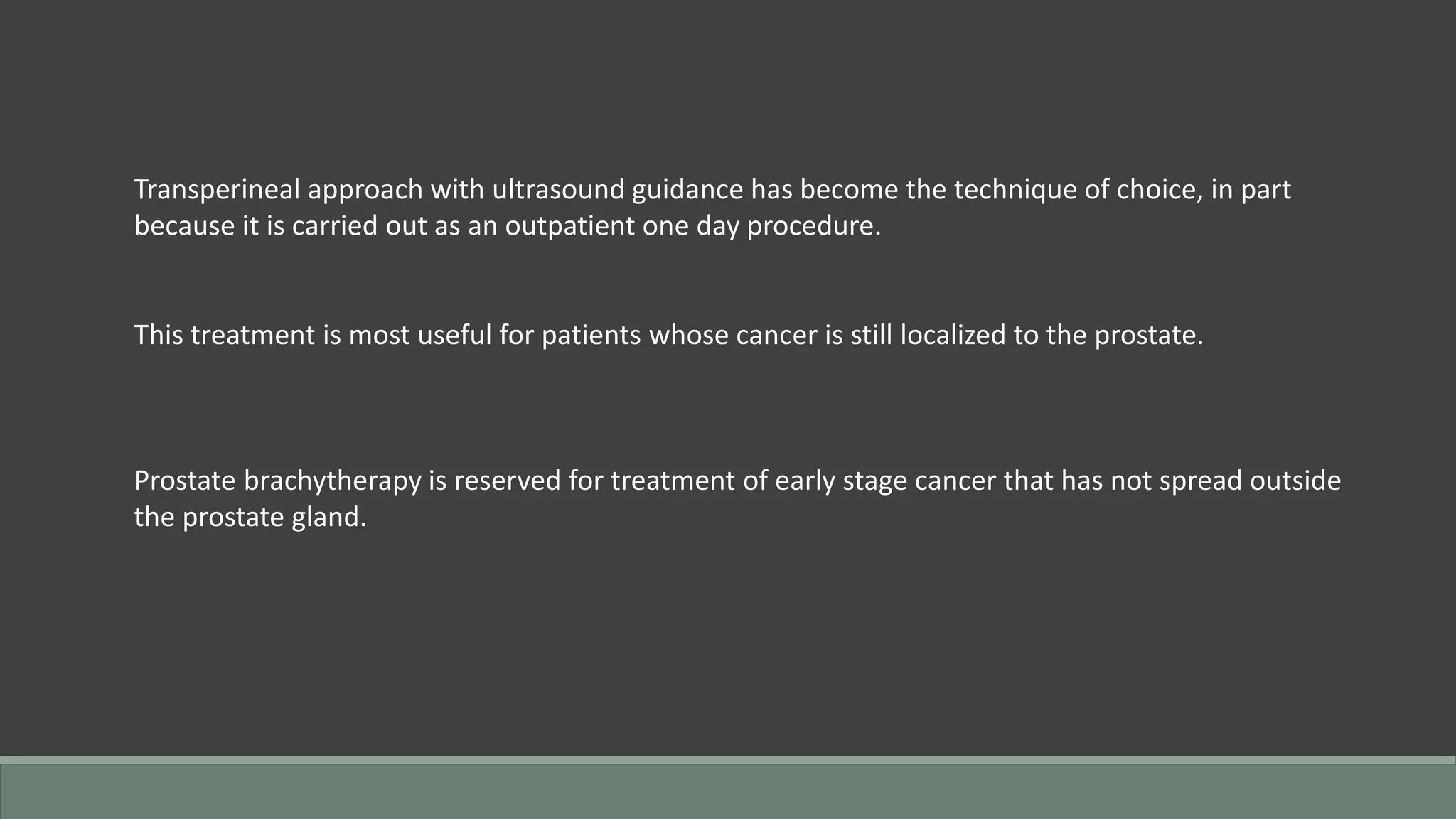 Brachytherapy permanent seed implant | PPTX