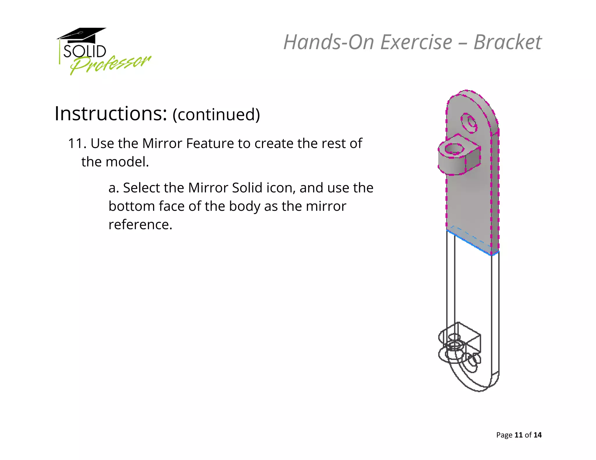 Bracket Exercise (Inventor) | PDF
